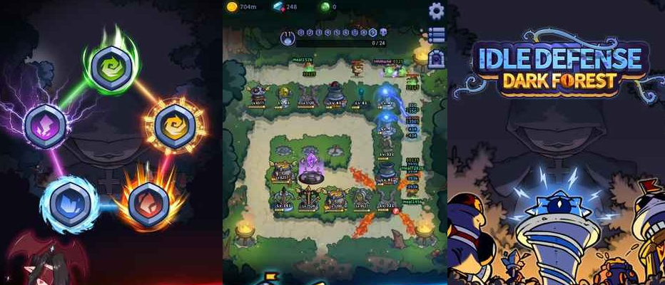 Idle Defense: Dark Forest - game thủ thành pha trộn nhập vai mới ra mắt ...