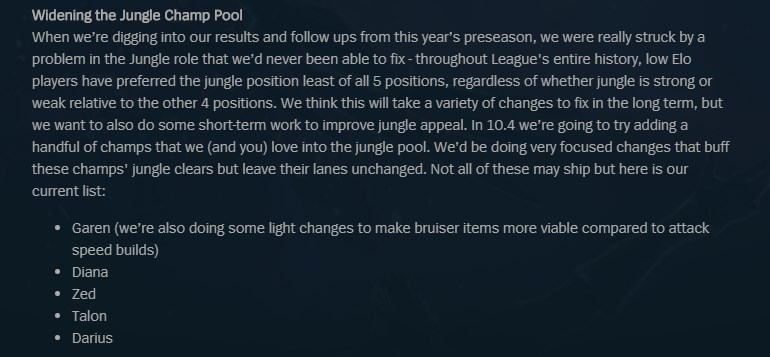 Ở bản 10.4 tới, Riot Games sẽ biến Garen thành tướng đi rừng thay vì ...