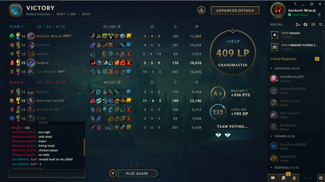 'Susan 0175' rank Đại Cao Thủ chỉ trích Riot Games - 'Những buff đó ...