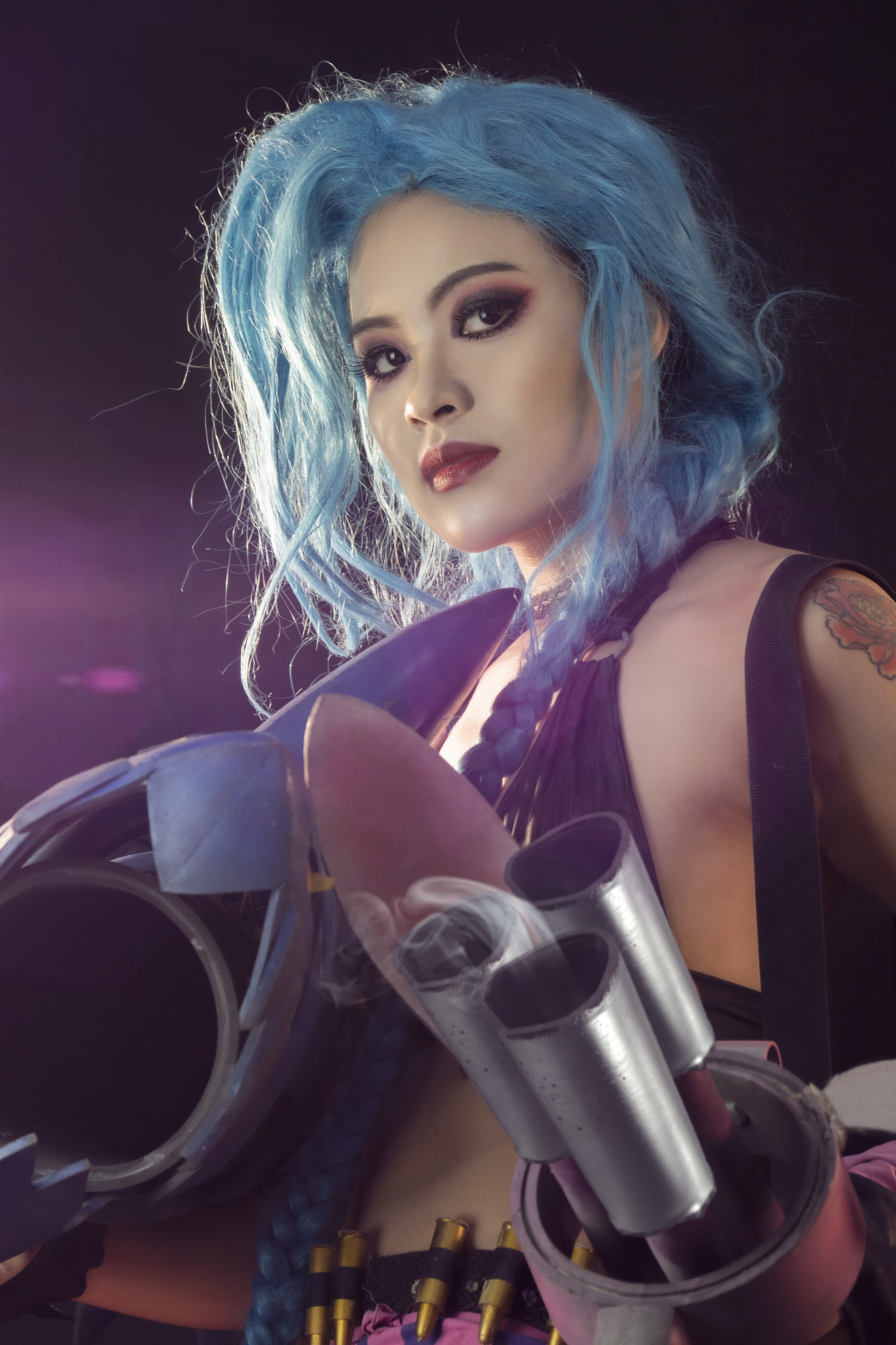 Đốn tim trước bộ ảnh Cosplay Jinx của hot streamer Michu: 'Trước sau ...