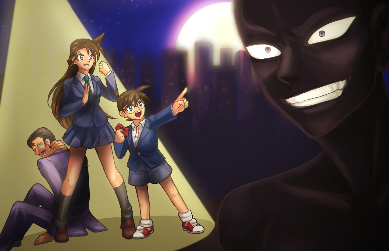 Loạt tranh siêu hài về "bóng ma", kẻ nguy hiểm nhất trong Thám tử Conan ...