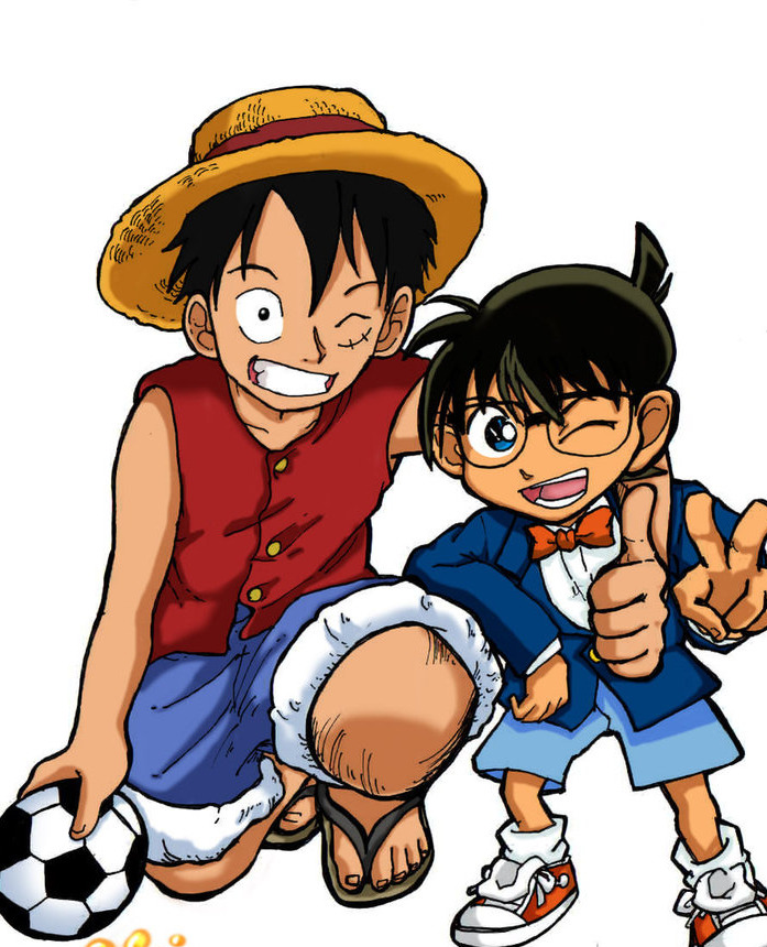 One Piece đua "song mã" với Thám tử lừng danh Conan trong cuộc thi bình ...