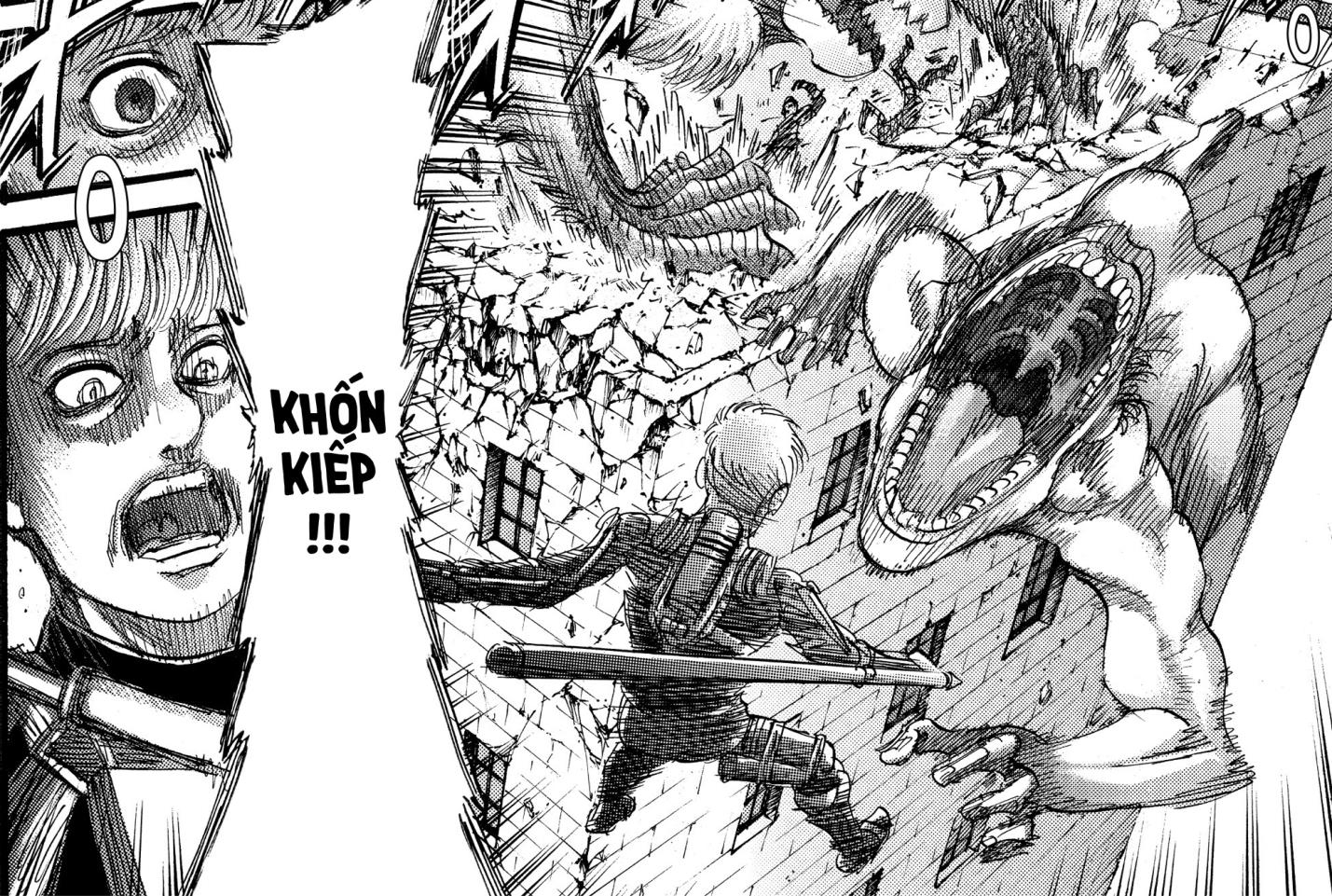 Attack on Titan chap 129: Trận chiến tàn bạo tại bến cảng Paradis đã ...