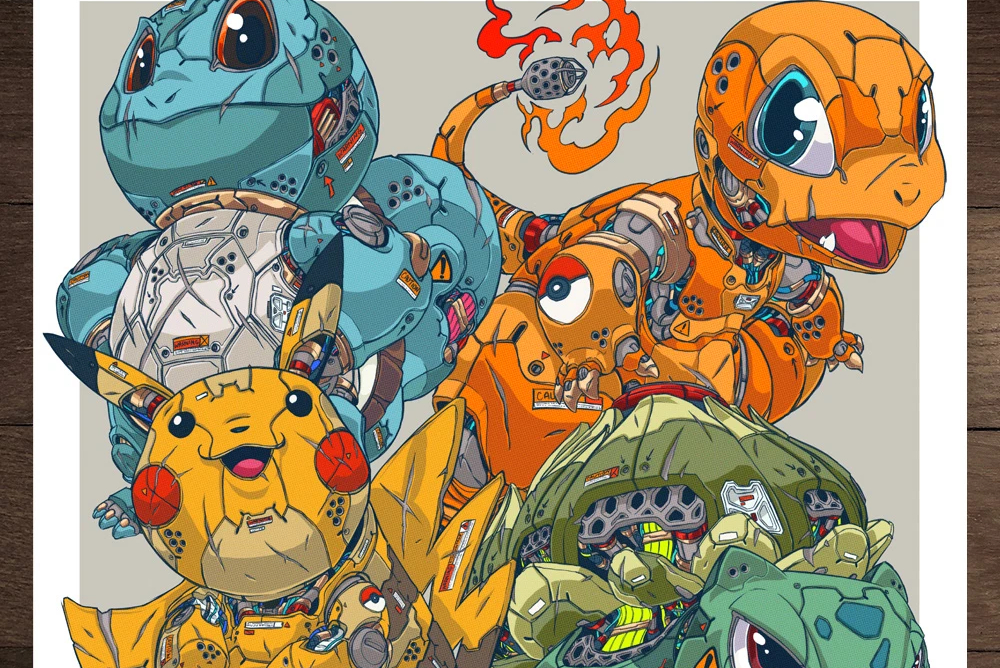 Pokémon mecha: Giật mình khi thấy Pokémon phiên bản máy móc, nhìn đám ...