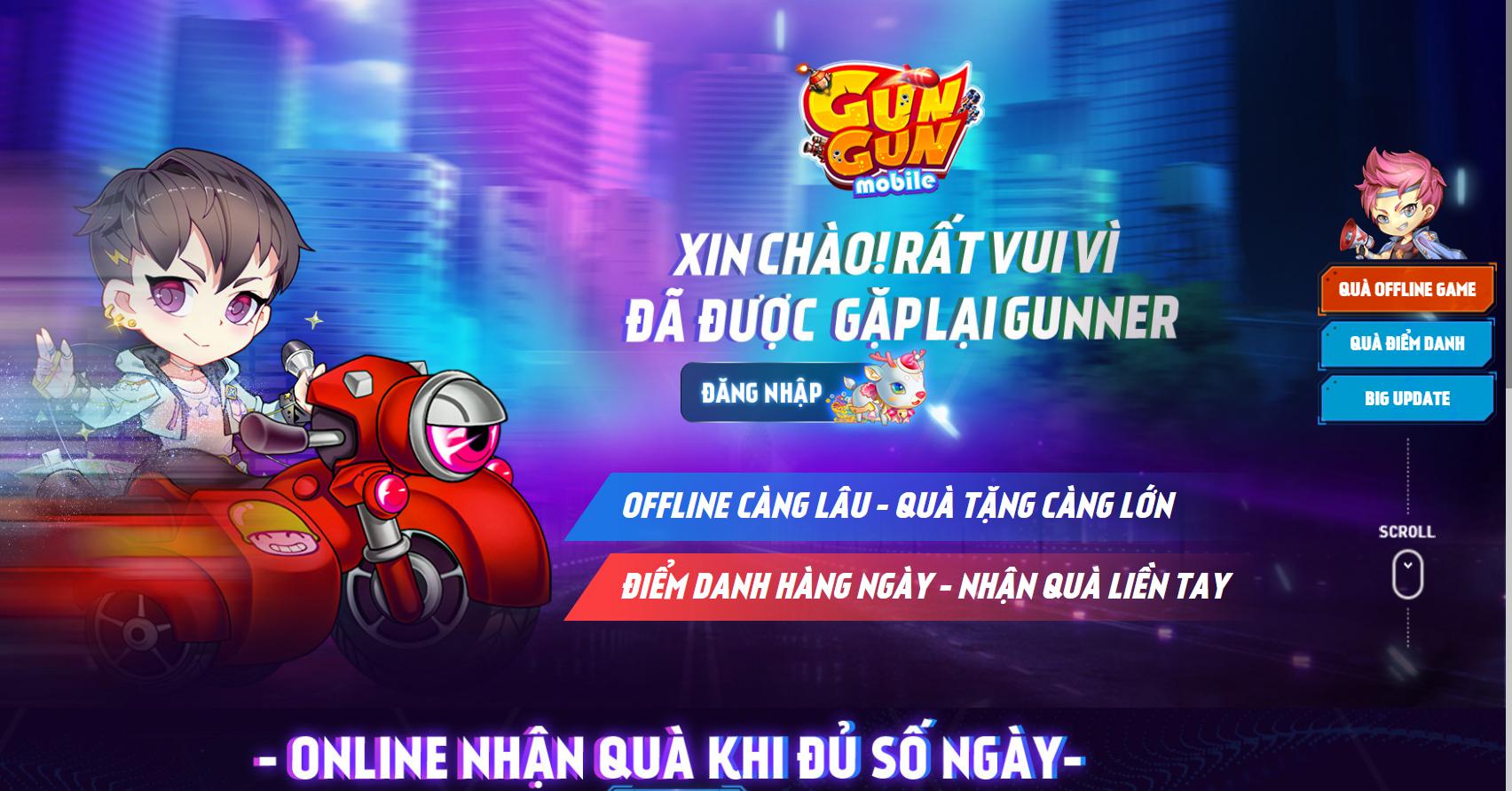Gun Gun Mobile Ngập Tràn Sự Kiện Hot Sau Update Đăng Nhập Là Có Quà