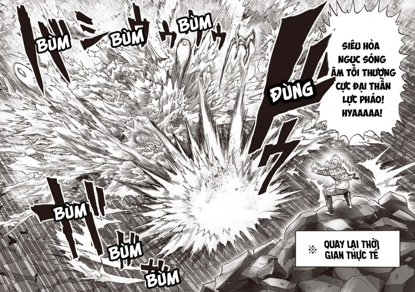 One Punch Man chap 201: Garou "bật mode" san bằng tất cả, thánh phồng ...