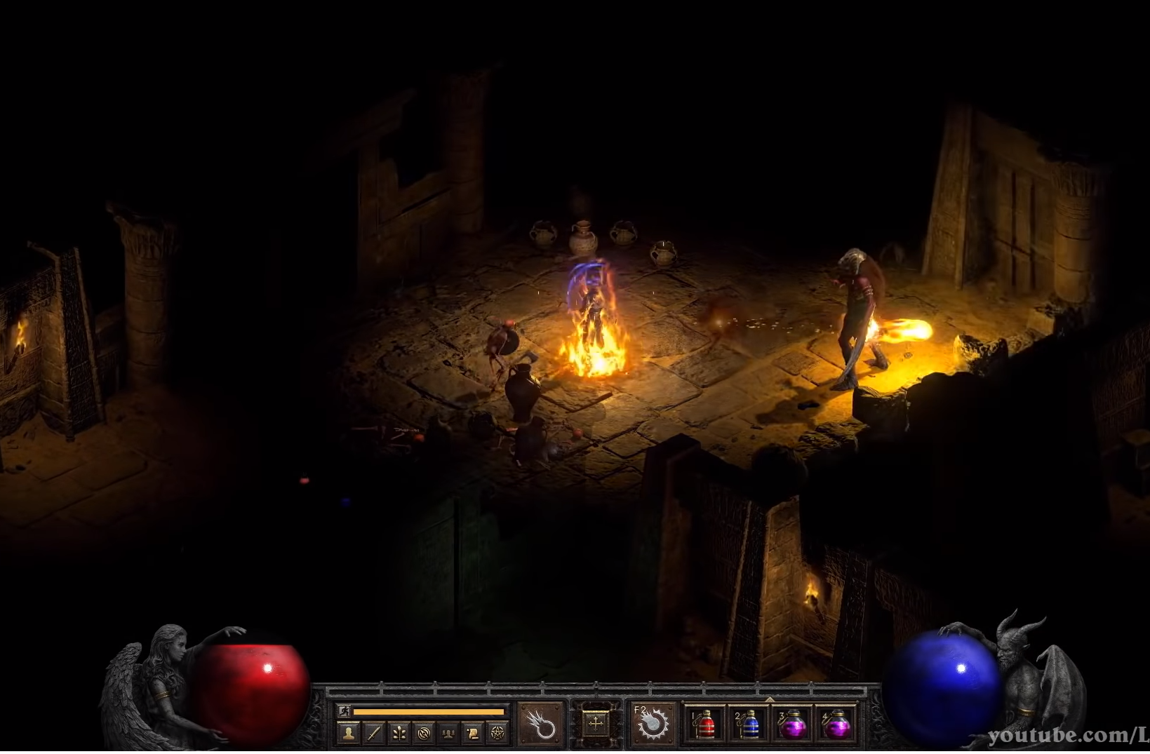 Diablo II: Đánh boss cực đỉnh trong Diablo II: Resurrected, đồ họa 4k ...