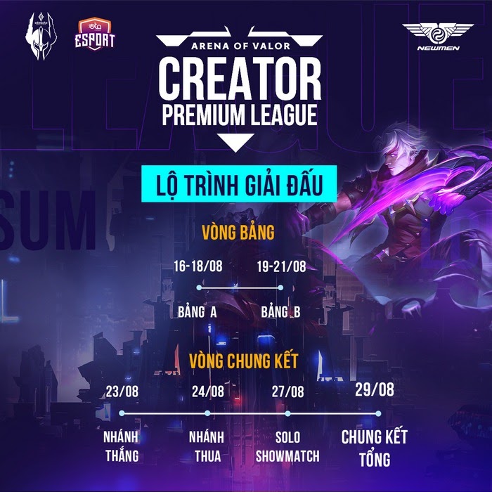 AOV Creator Premium League - Sân chơi siêu khủng dành cho Streamer Liên ...