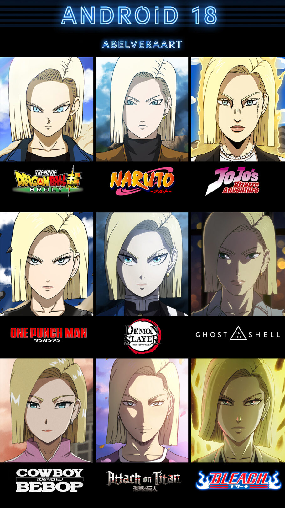 Dragon Ball: Cô nàng hoa khôi Android 18 gây ấn tượng mạnh khi "lột xác ...