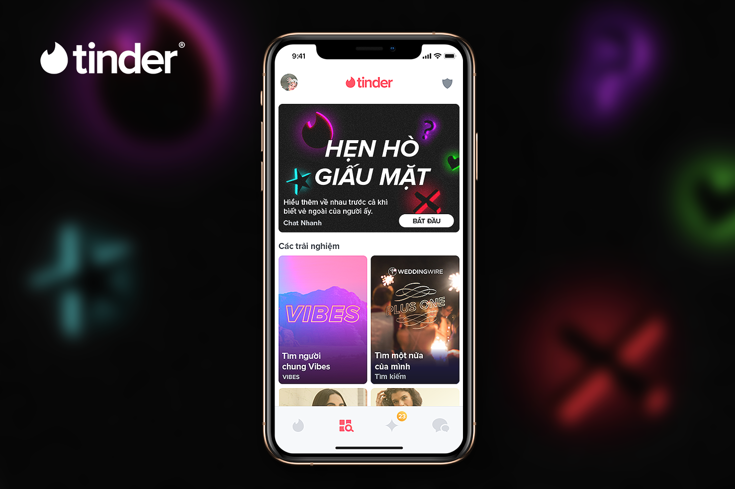 Tinder ra mắt trải nghiệm "cũ mà mới” mang tên Hẹn Hò Giấu Mặt