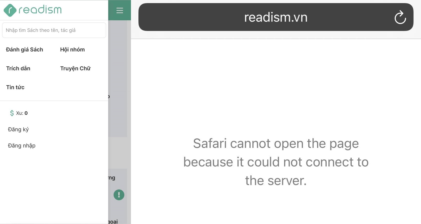 Nền tảng Readism "bay màu" sau khi bị nhiều độc giả tố cáo đăng truyện lậu