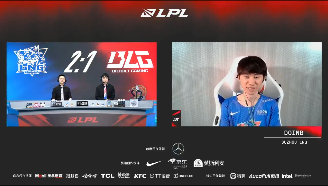 Doinb khẳng định chỉ mới chơi với 50% khả năng khi đánh bại BLG