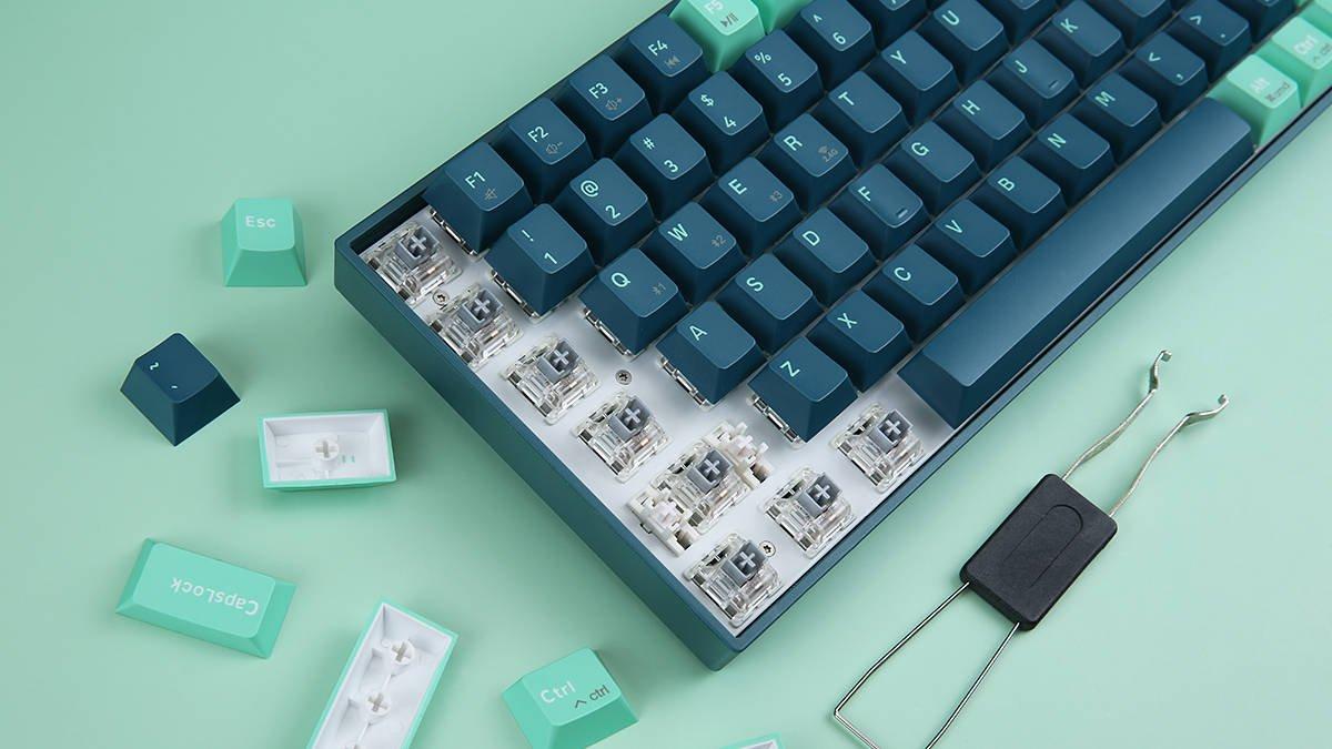 Bàn phím cơ Newmen GM1000 Spring: Thiết kế non nước hữu tình, đẹp đến ...