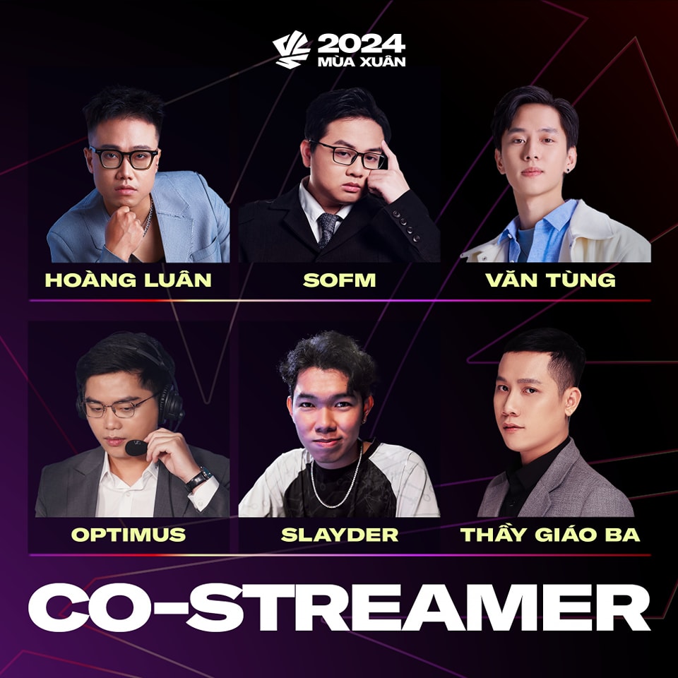 SofM, Optimus cùng Slayder tham gia co-stream VCS 2024 mùa Xuân | VNG