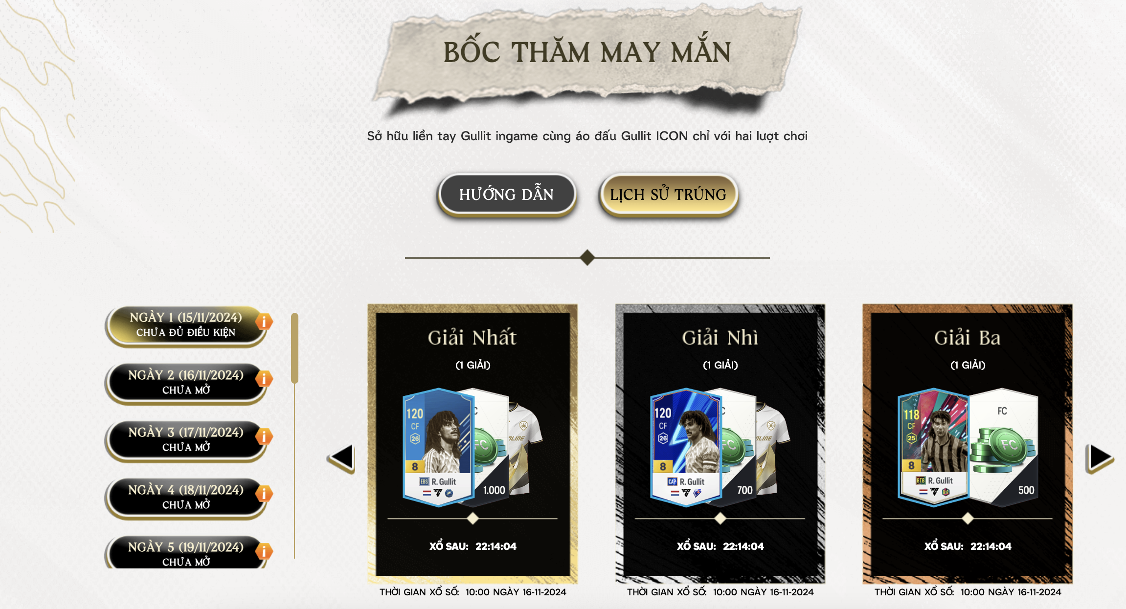 Không chỉ mời Gullit sang Việt Nam, FC Online "chiêu đãi" người chơi ...