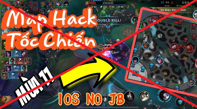 Cận cảnh thao tác hack map của bom tấn nhà VNG