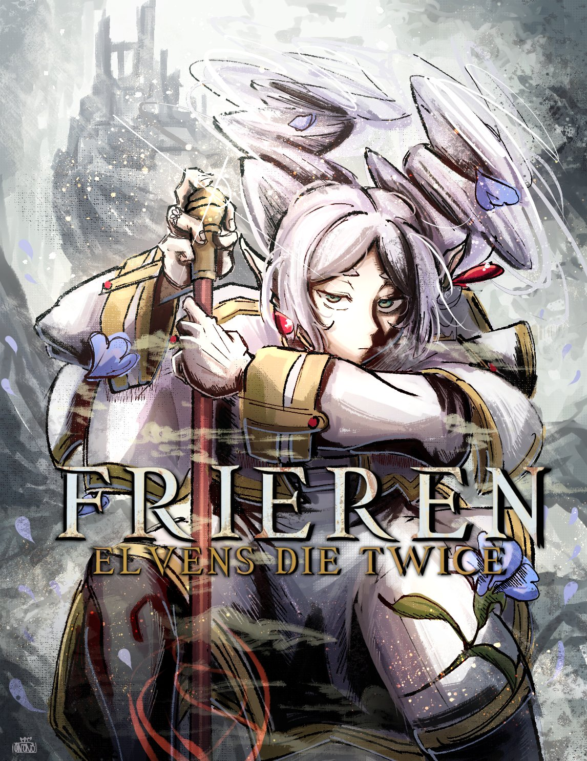 Frieren "hợp thể" với các tựa game nổi tiếng trong một meme lan truyền