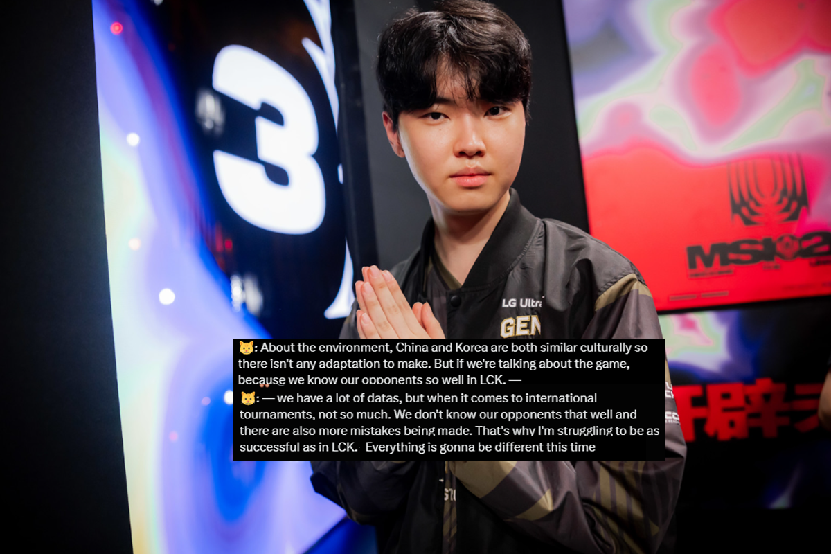 Chovy hé lộ lý do Gen.G hay rơi vào cảnh “khôn nhà dại chợ”