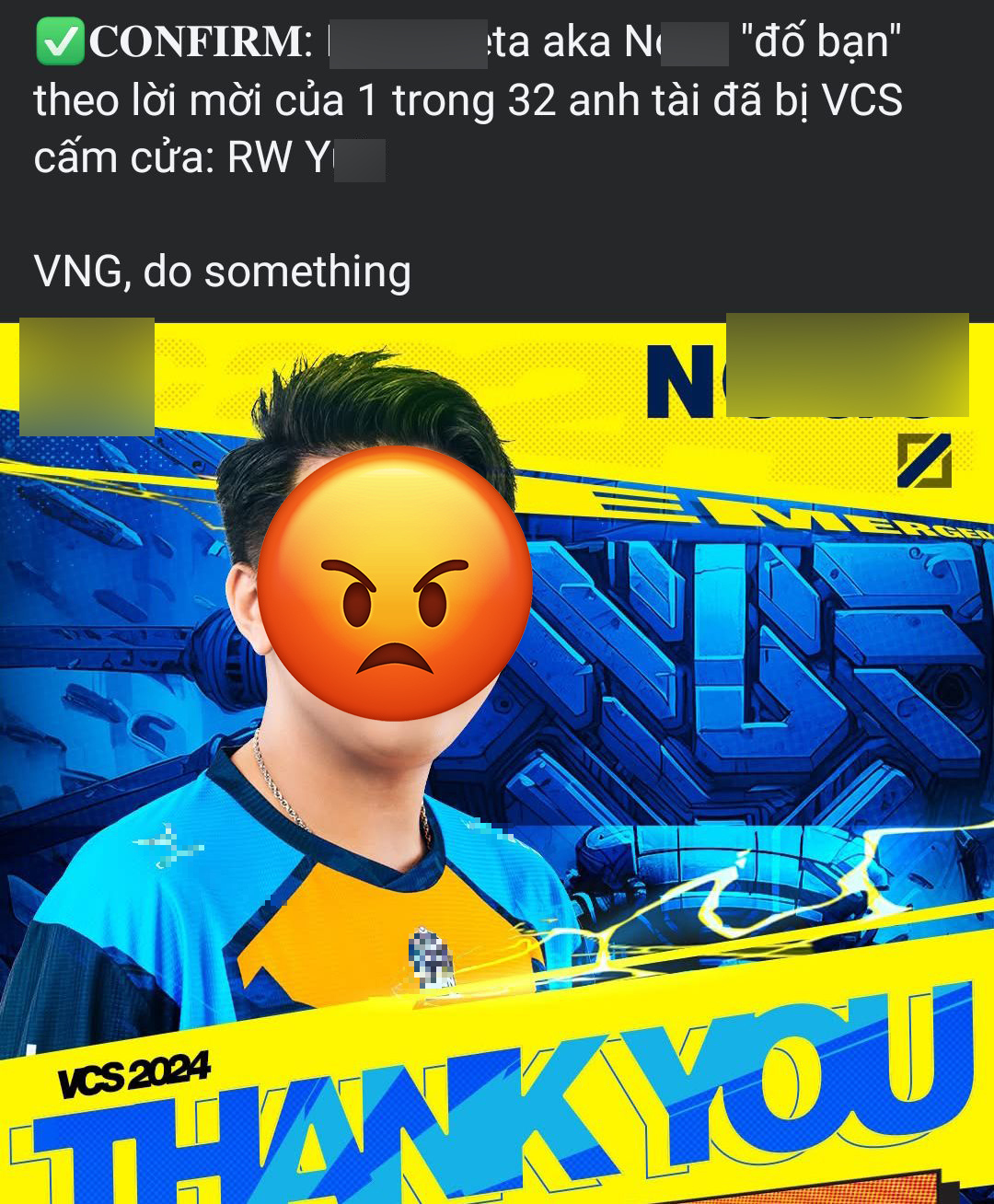 Xuất hiện thông tin tuyển thủ VCS "nhúng chàm" khiến cộng đồng rúng động