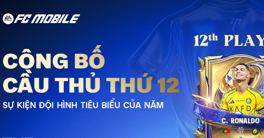 Đội hình TOTY 2026 của FC Mobile Việt Nam lộ diện, CR7 gây bất ngờ