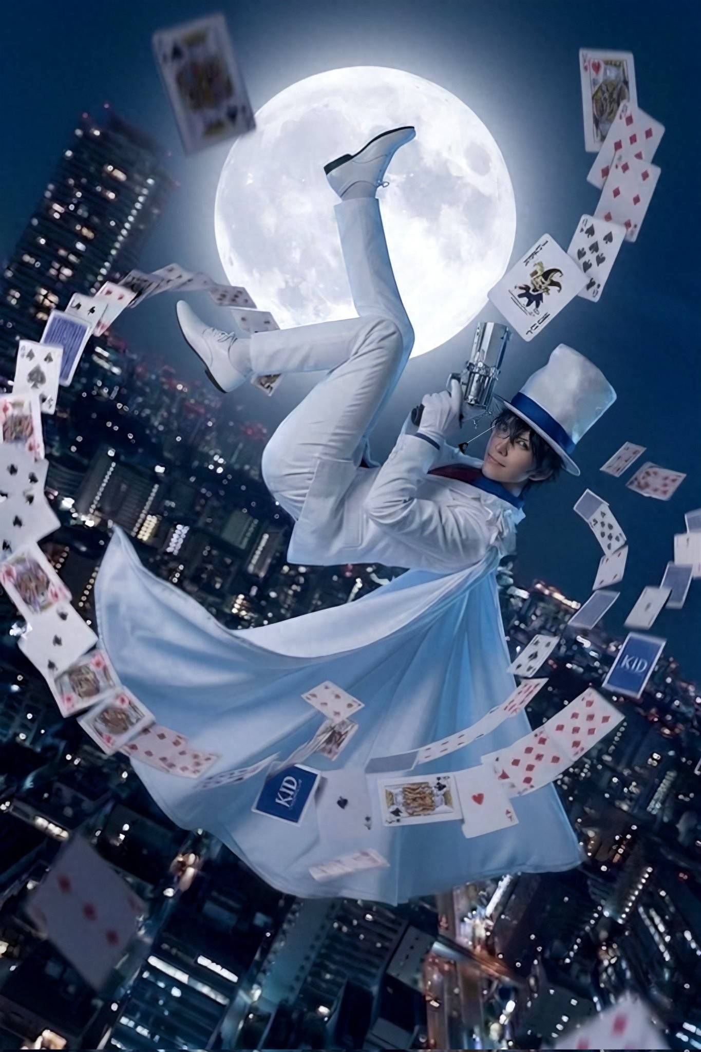 Cosplay Kaito Kid "thần sầu" khiến netizen ngỡ ngàng, lầm tưởng poster ...