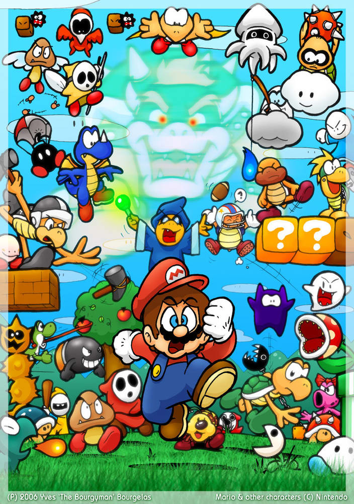 Sẽ thế nào khi mọi sinh vật trong "Mario" đều có diện mạo con người?
