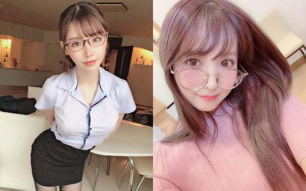 Ngắm Nhan Sắc Nóng Bỏng Của Các Idol Phim Người Lớn Nhật Bản Khi đeo Kính