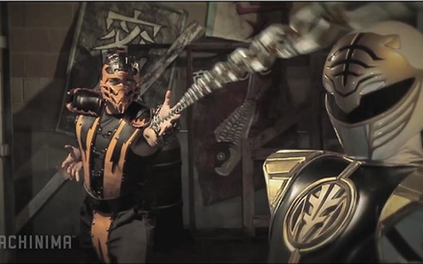 Scorpion vs White Power Ranger