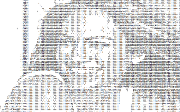 Biến ảnh thành tranh chữ nghệ thuật ASCII