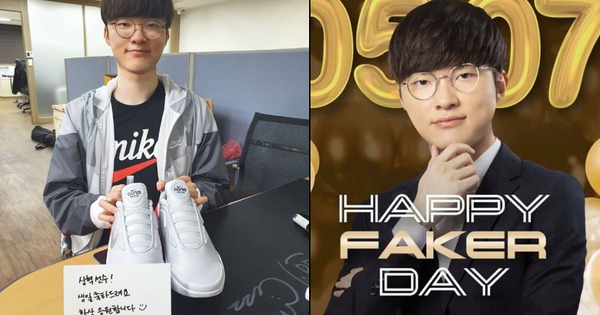 'Oách' như Chủ tịch Faker: Đón sinh nhật, được Nike tặng ngay mẫu giày ...