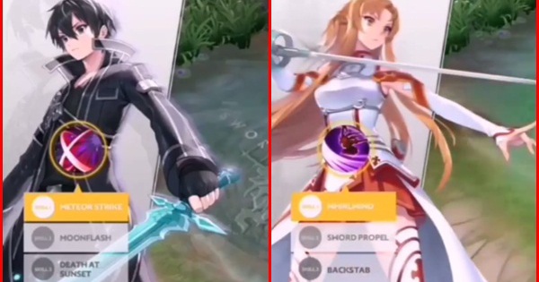 Liên Quân Mobile hợp tác Sword Art Online: Kirito và Asuna sở hữu kỹ ...