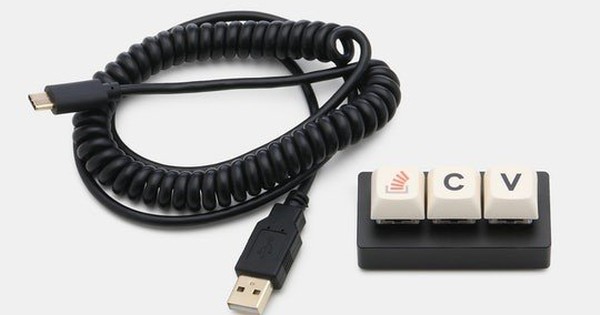 Bàn phím tối giản nhất thế giới, chỉ 3 phím Ctrl - C - V, giá 660.000đ