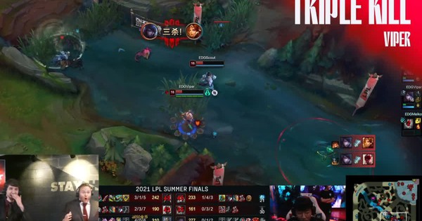 Trầm trồ trước pha 1vs5 của Thần tiễn Viper, cộng đồng LMHT tiện thể ...