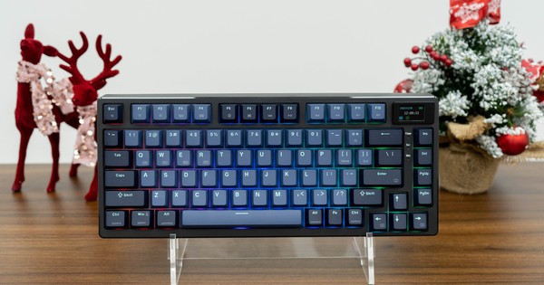 Trên tay bàn phím cơ E-DRA EK375 Pro: Nhỏ gọn thời trang, tích hợp màn ...