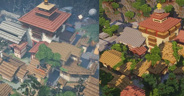 Tái hiện bản đồ thi đấu trứ danh của Riot trong Minecraft, game thủ ...