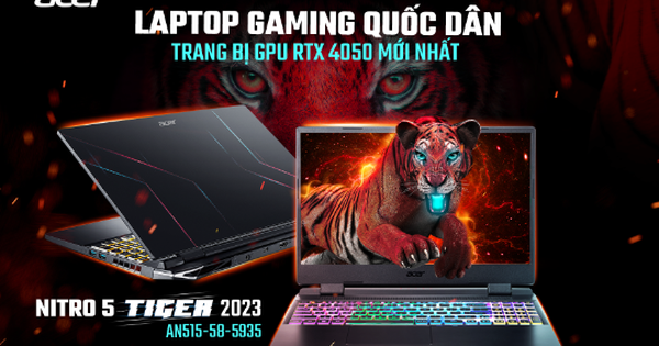 Laptop Gaming quốc dân Acer Nitro 5 Tiger 2023: Trang bị card RTX 4050 ...