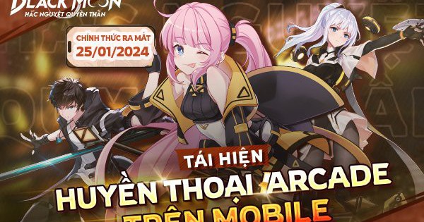 "Chiến phẩm ARPG" Hắc Nguyệt mang phong cách Arcade tân cổ kết hợp ...