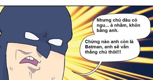 Truyện tranh hài - Superman đã chiến thắng Batman như thế nào