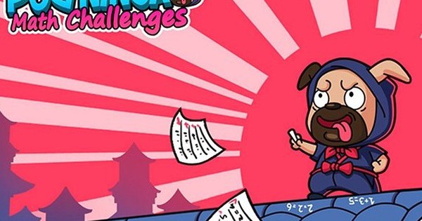 Pug Ninja: Math Challenges - Thử tài phản xạ với chú chó Ninja