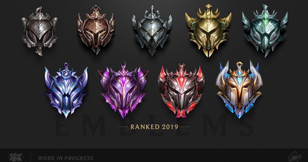 LMHT: Toàn bộ biểu tượng Rank mùa giải 2019 đã được hé lộ, Rank Thách ...