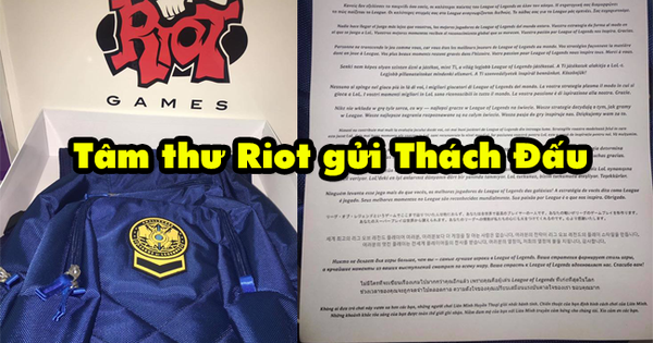 Xúc động với tâm thư mà Riot gửi cho các game thủ rank thách đấu Việt ...