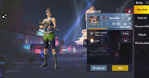 PUBG Mobile: Mẹo tố cáo người chơi hack/cheat dựa trên ID ở ngoài sảnh chờ