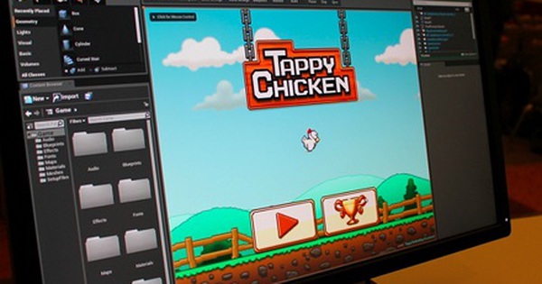 Tappy Chicken: Flappy Bird trên nền Unreal Engine 4